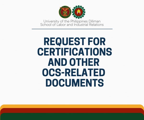 Request for Certifications and other OCS-related documents