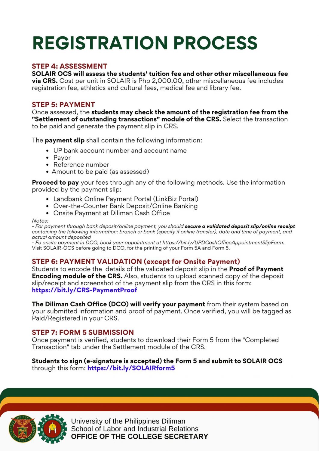 Updated Registration Guides