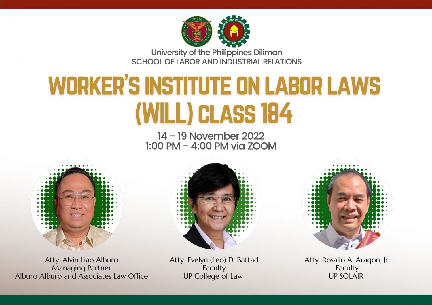 Workers’ Institute on Labor Laws (WILL)